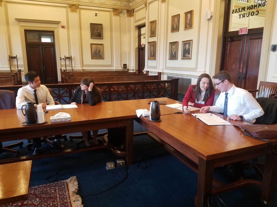 Mock Trial Team Staging Courtroom Murder Case - Wilmington College ...